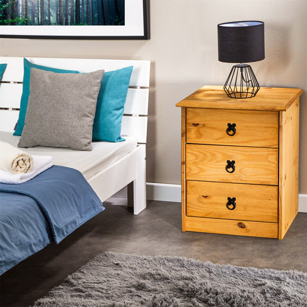 Breakwater Bay Conde Solid Wood Bedside Table | Wayfair.co.uk